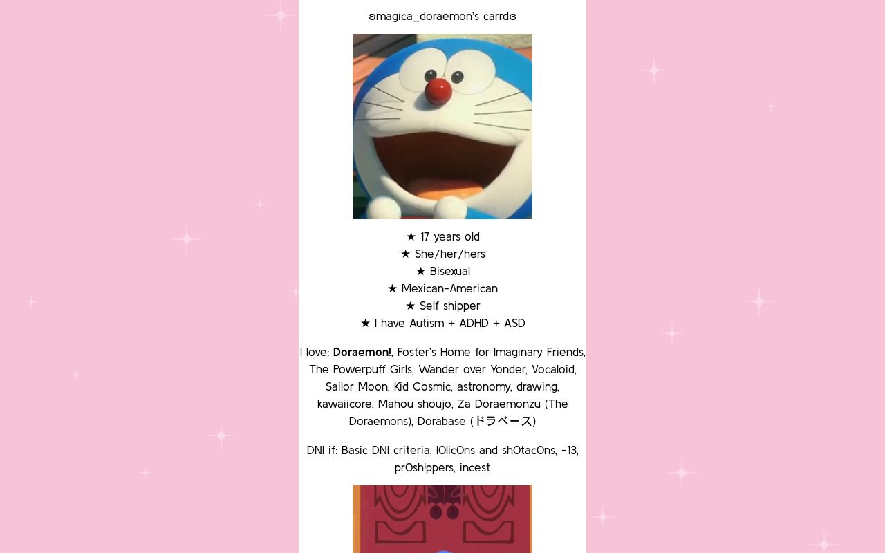 magica_doraemon’s carrd!